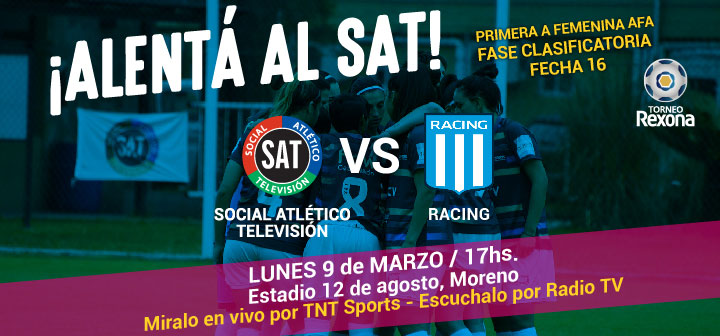 ¡ALENTÁ AL SAT VS RACING! – SATSAID